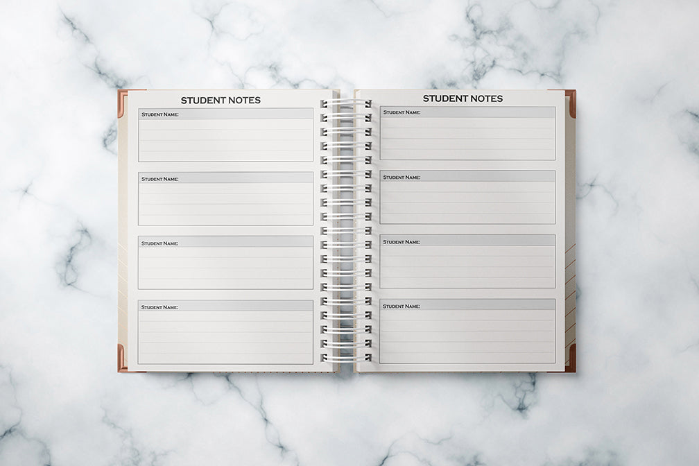 Teacher Planner - Custom Cover – Noteablepaperco